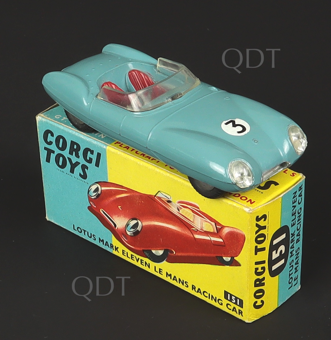 Corgi Toys 151 Lotus XI Racer - QDT