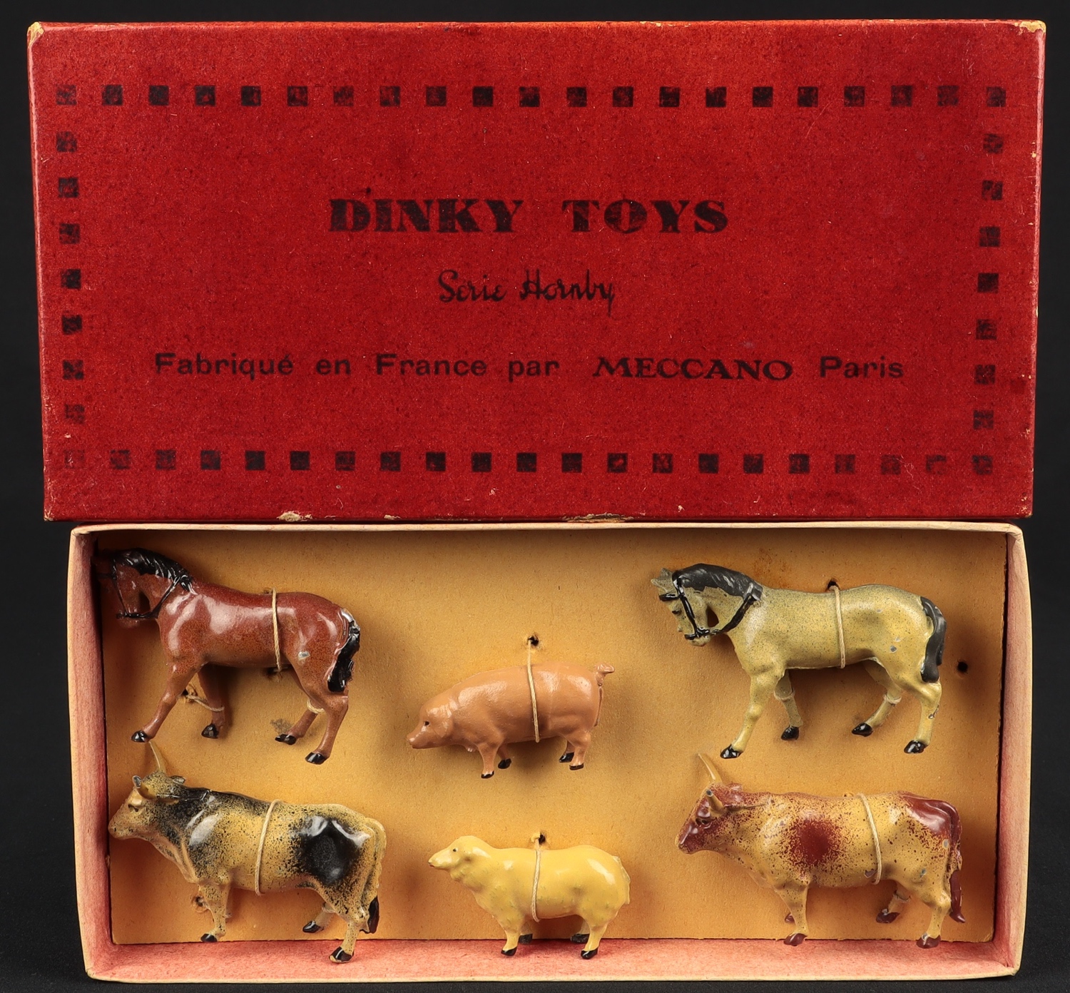 French Dinky Toys Gift Set 3 Farm Animals - QDT