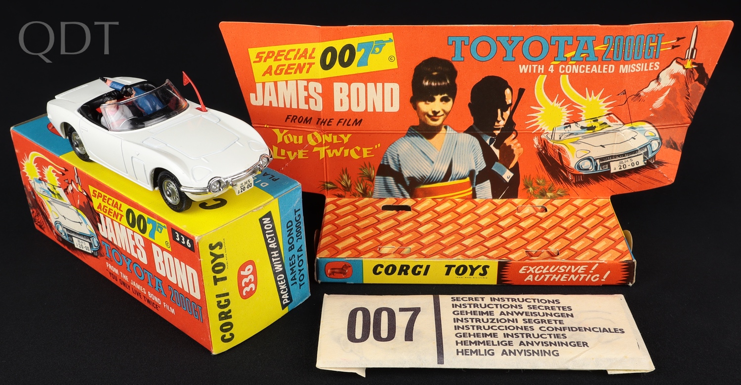 Corgi Toys 336 James Bond's Toyota 2000 GT - QDT