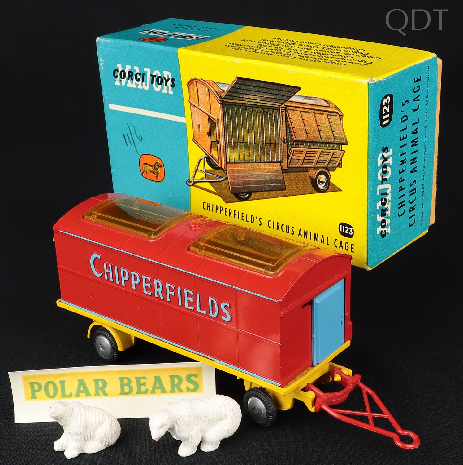 Corgi Toys 1123 Chipperfield's Circus Animal Cage - QDT