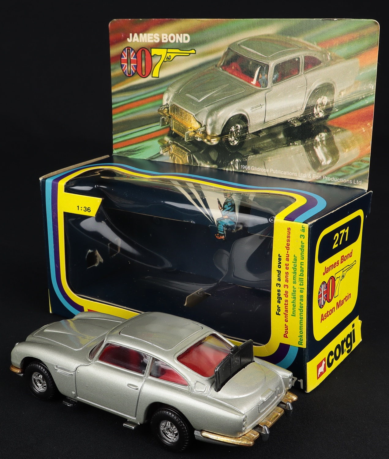 Corgi Toys 271 James Bond Aston Martin - QDT