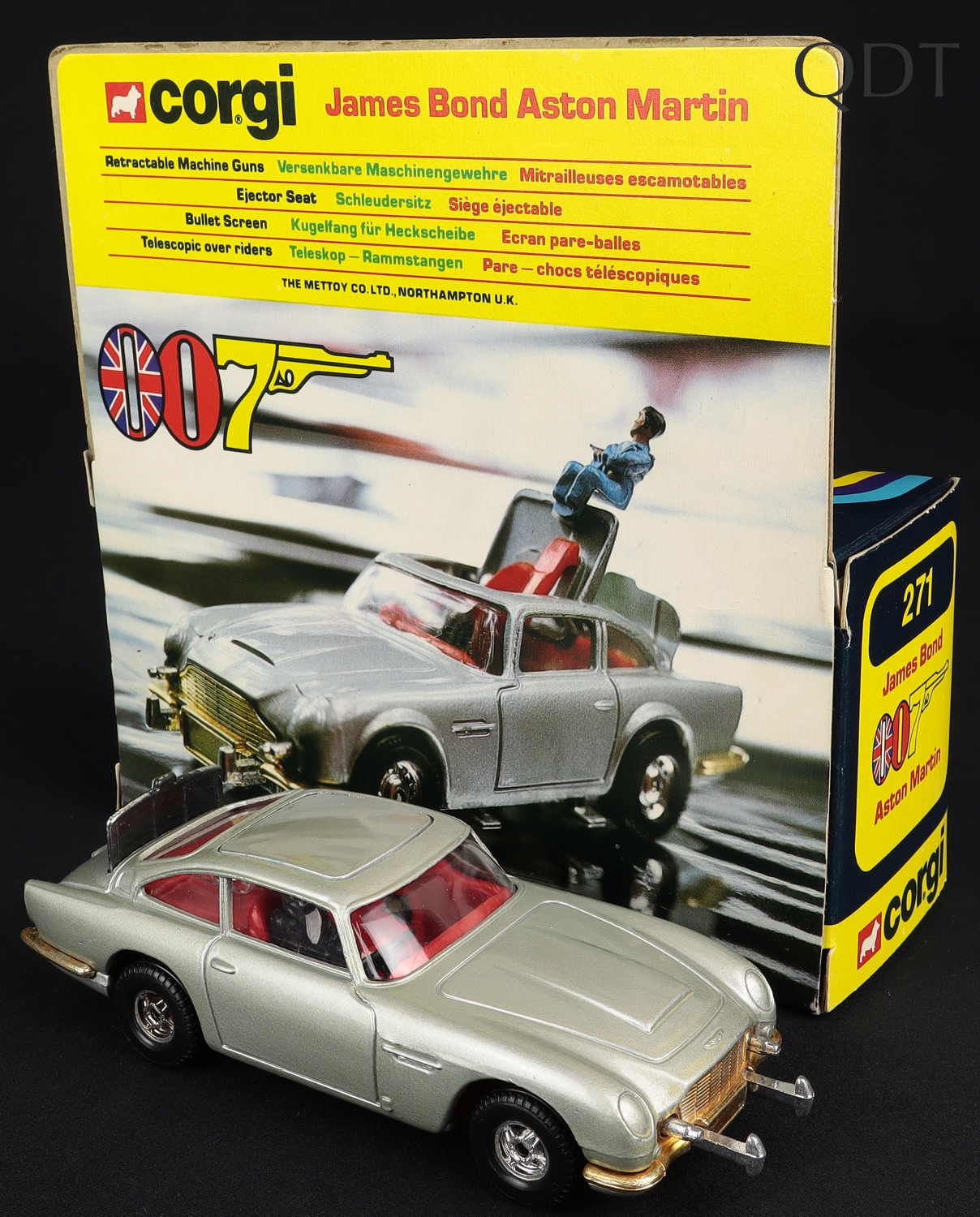 Corgi Toys 271 James Bond Aston Martin - QDT