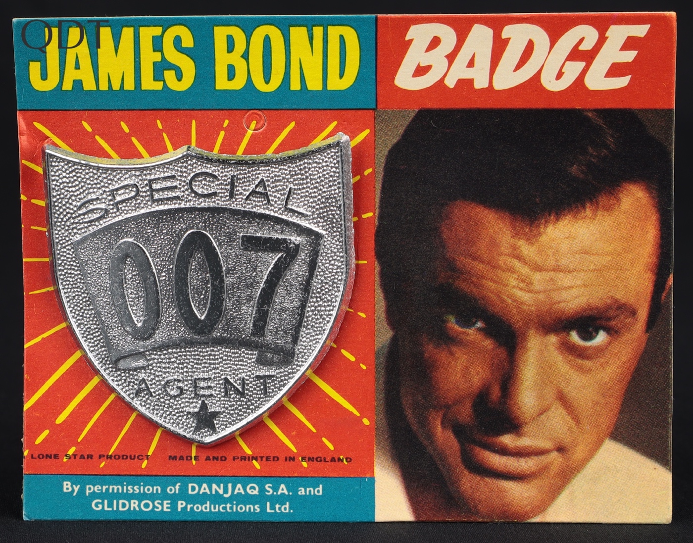 Lone Star James Bond 007 Special Agent Badge - QDT