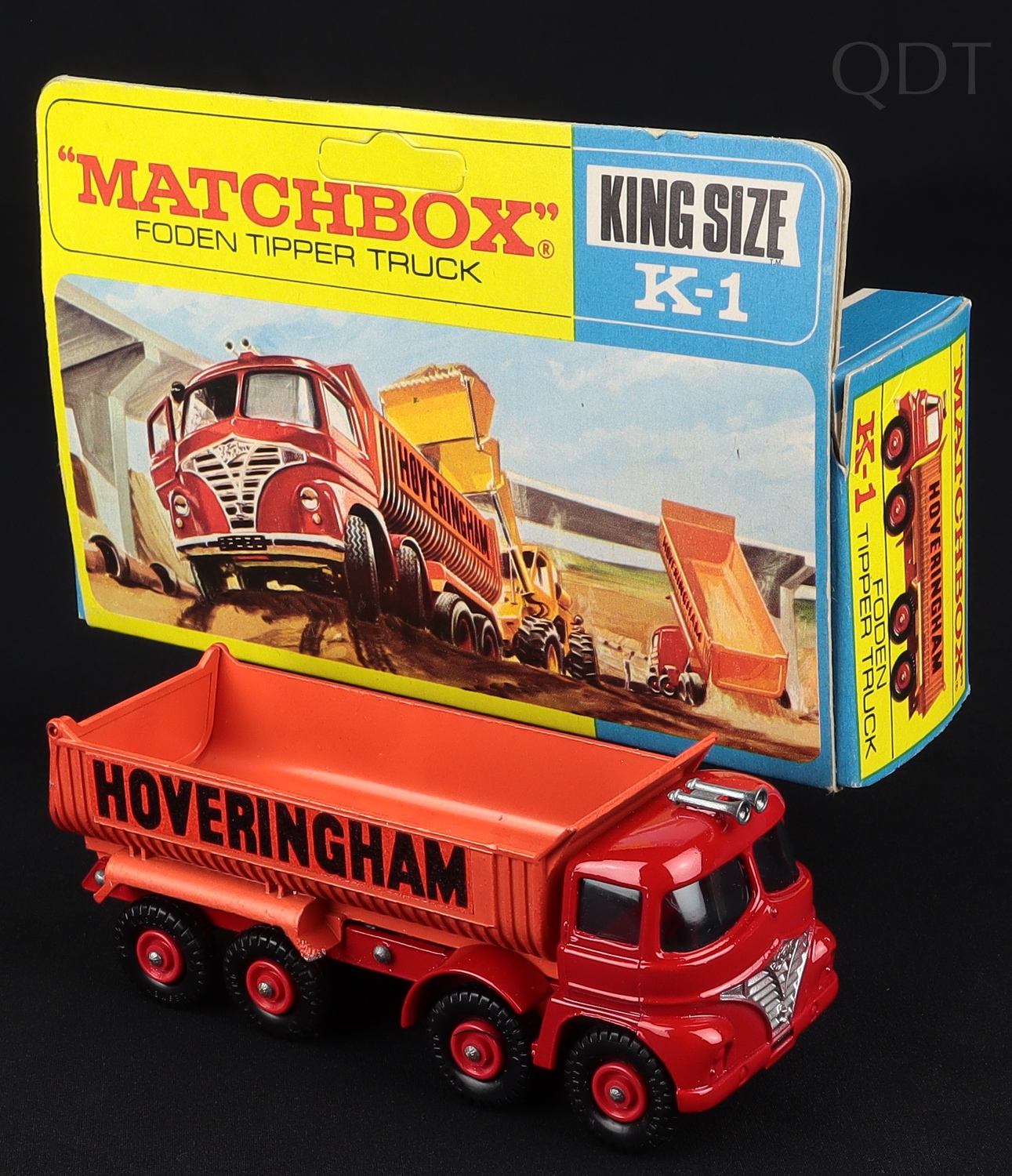Matchbox Kingsize K1 Foden Tipper Truck 'HOVERINGHAM' - QDT