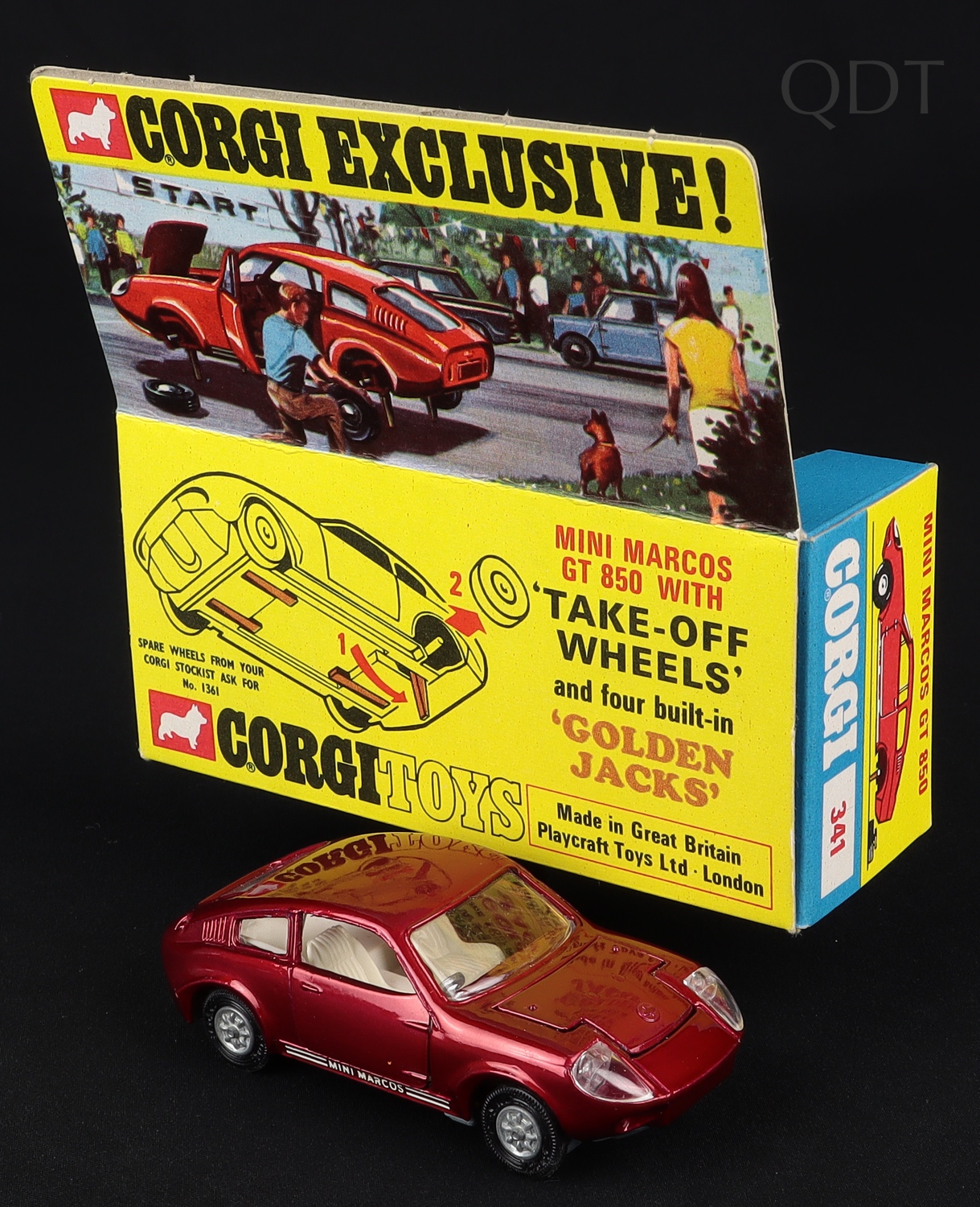 Corgi Toys 341 Mini Marcos GT 850 - QDT
