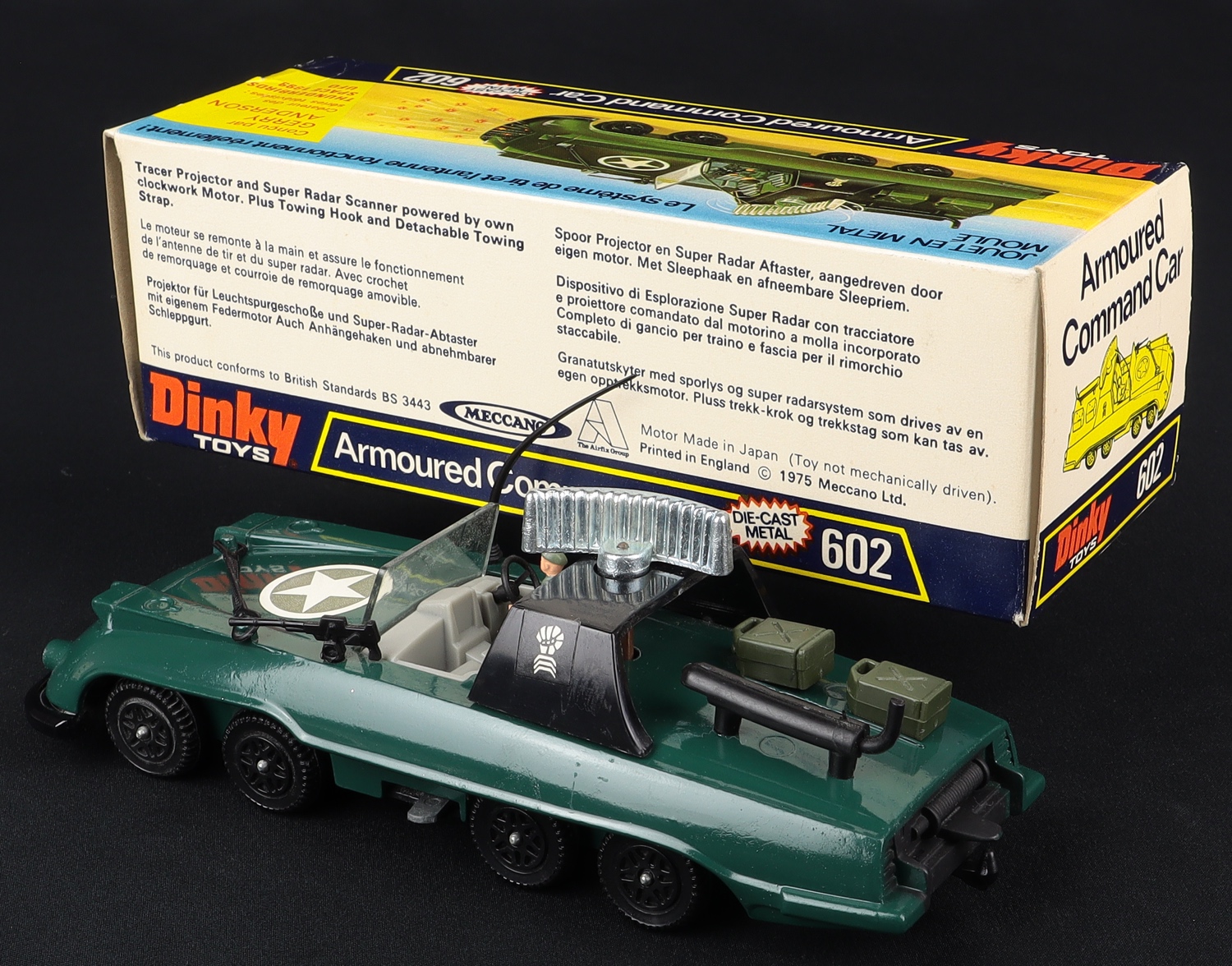 Dinky Toys 602 Armoured Command Car - QDT