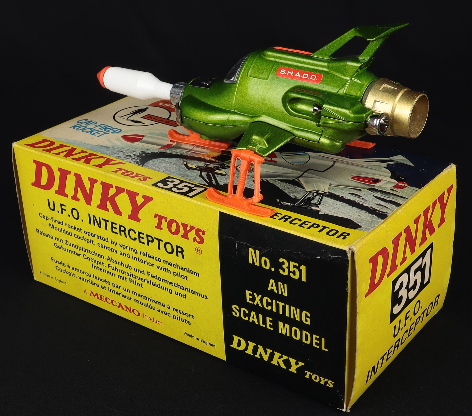 Dinky Toys 351 SHADO 2 UFO Interceptor - QDT