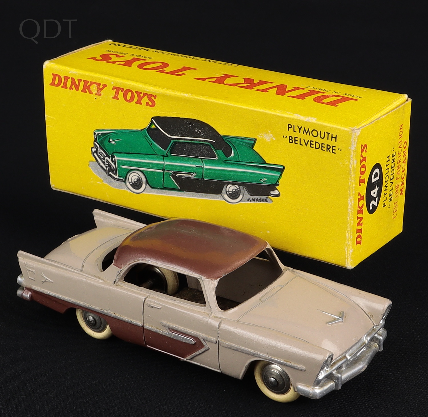 French Dinky 24D Plymouth Belvedere - QDT