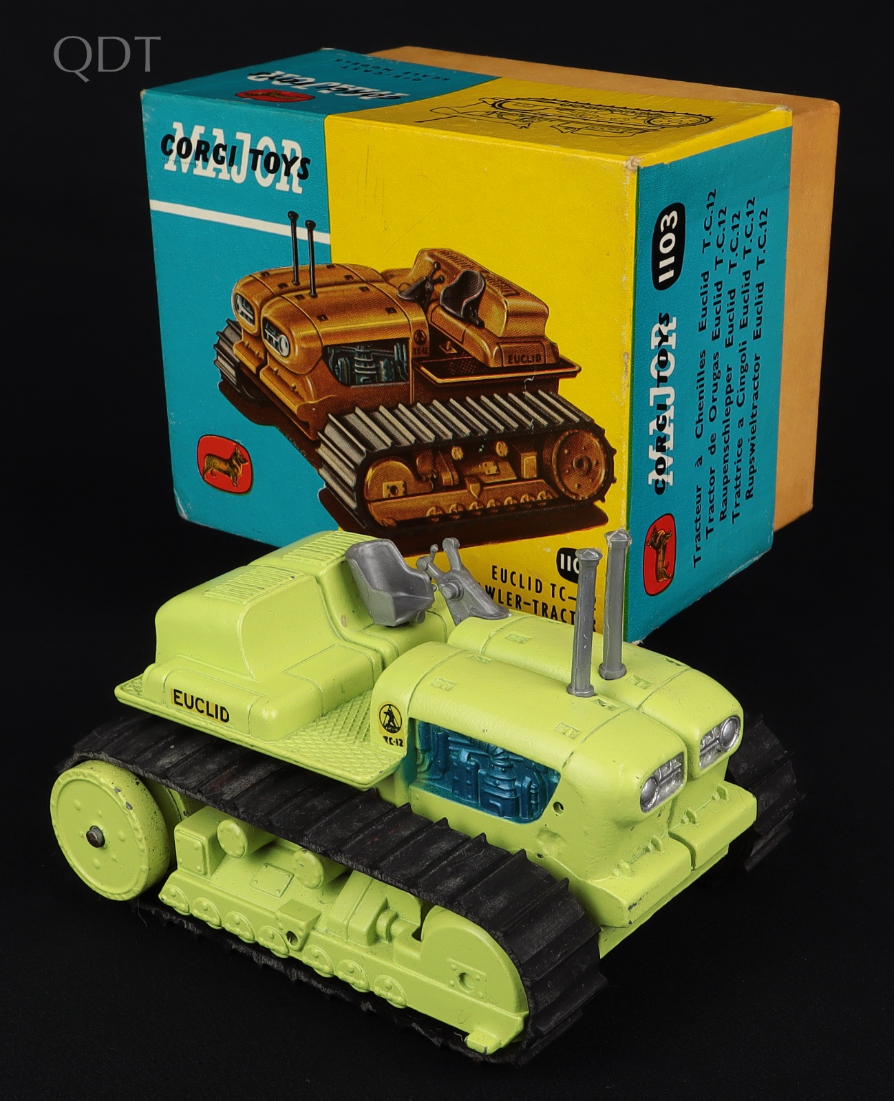 Corgi Toys 1103 Euclid TC-12 Twin Crawler Tractor. - QDT