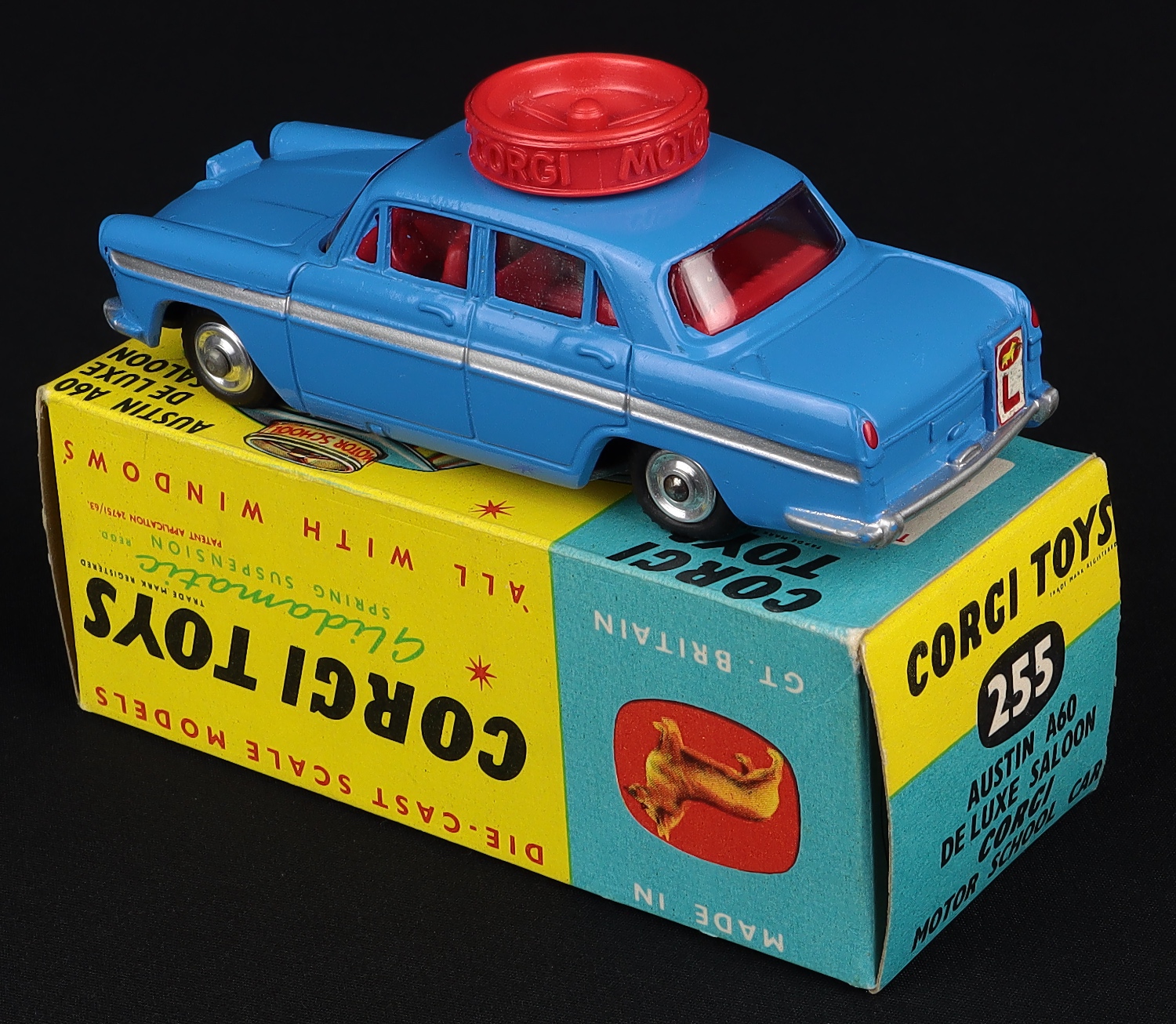 Corgi Toys 255 Austin A60 Motor School Car - QDT