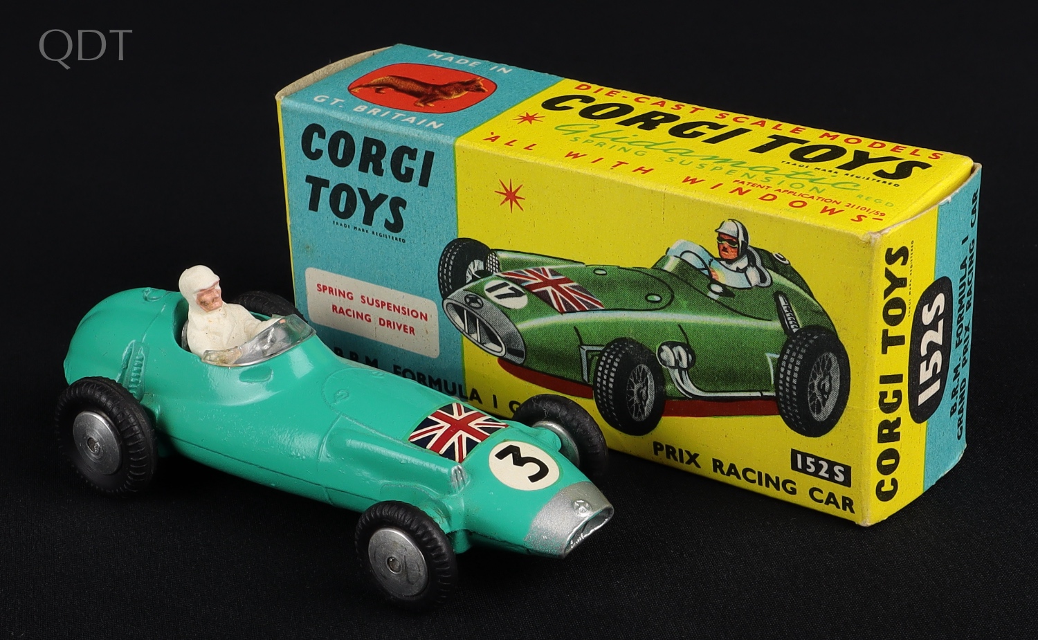 Corgi Toys 152S BRM Formula 1 Car - QDT