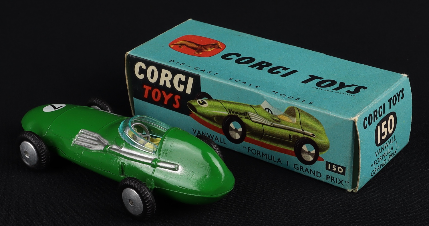 Corgi Toys 150 Vanwall Formula 1 Grand Prix Car - QDT