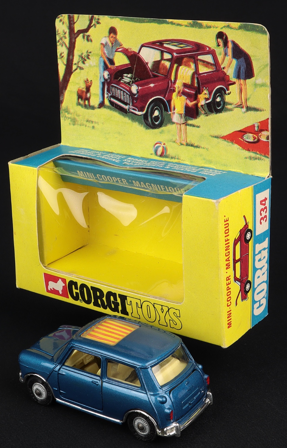Corgi Toys 334 Mini-Cooper 'Magnifique' - QDT